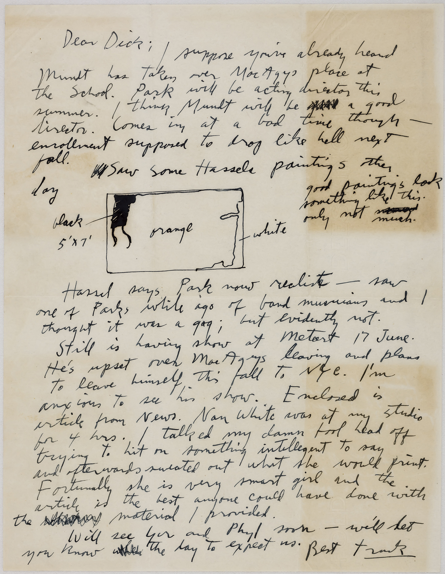 Friendship at a Distance: Richard Diebenkorn and Frank Lobdell, 1950 ...