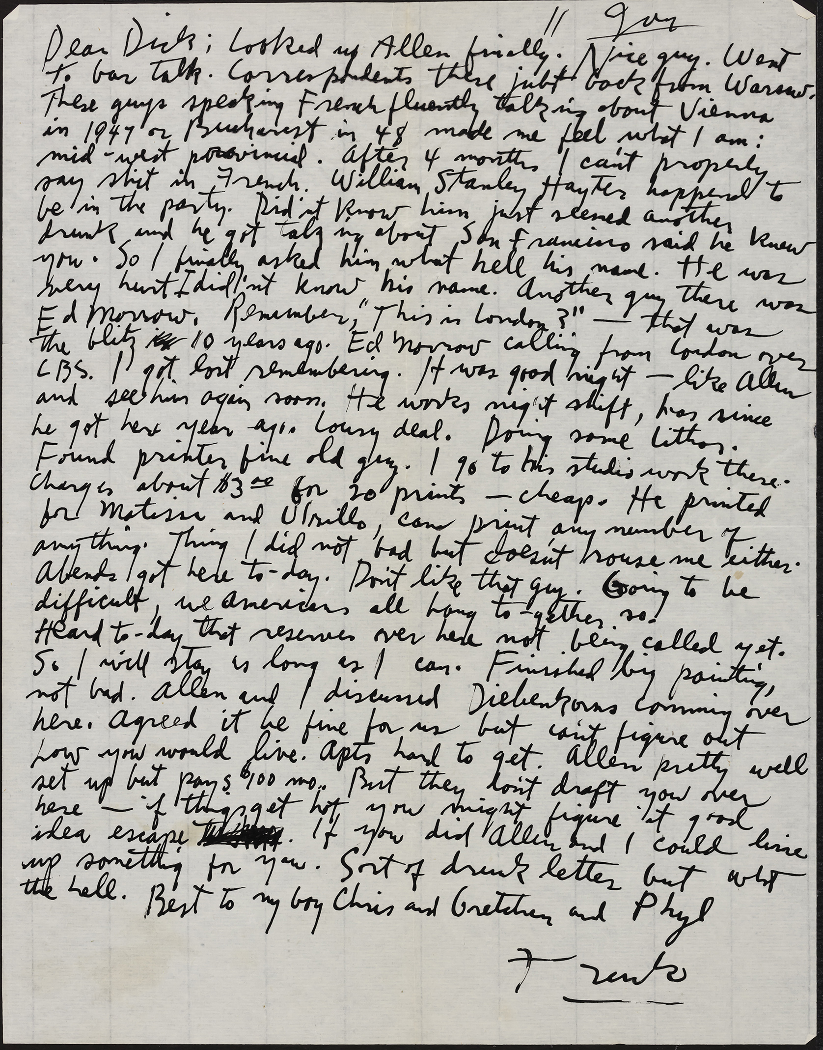 Friendship at a Distance: Richard Diebenkorn and Frank Lobdell, 1950 ...